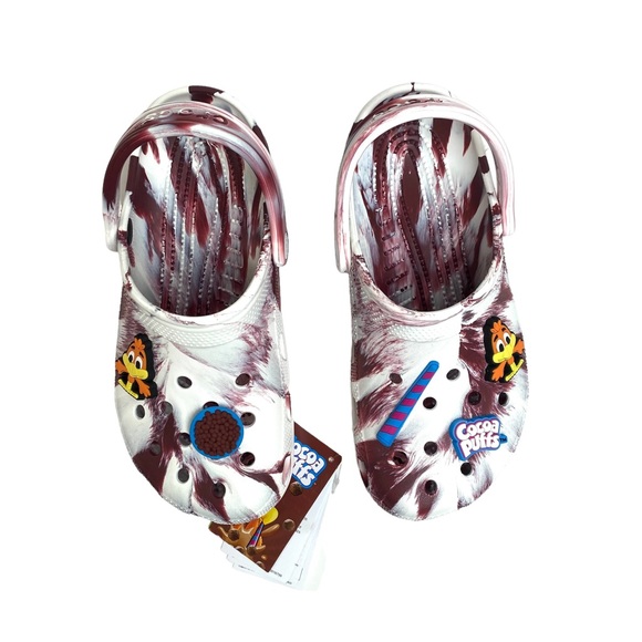 CROCS | Shoes | Crocs Kids Classic Cocoa Puffs Clog Shoe Size J6 Nwt ...